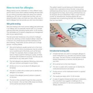 Allergy Clinic Final Brochure | PDF