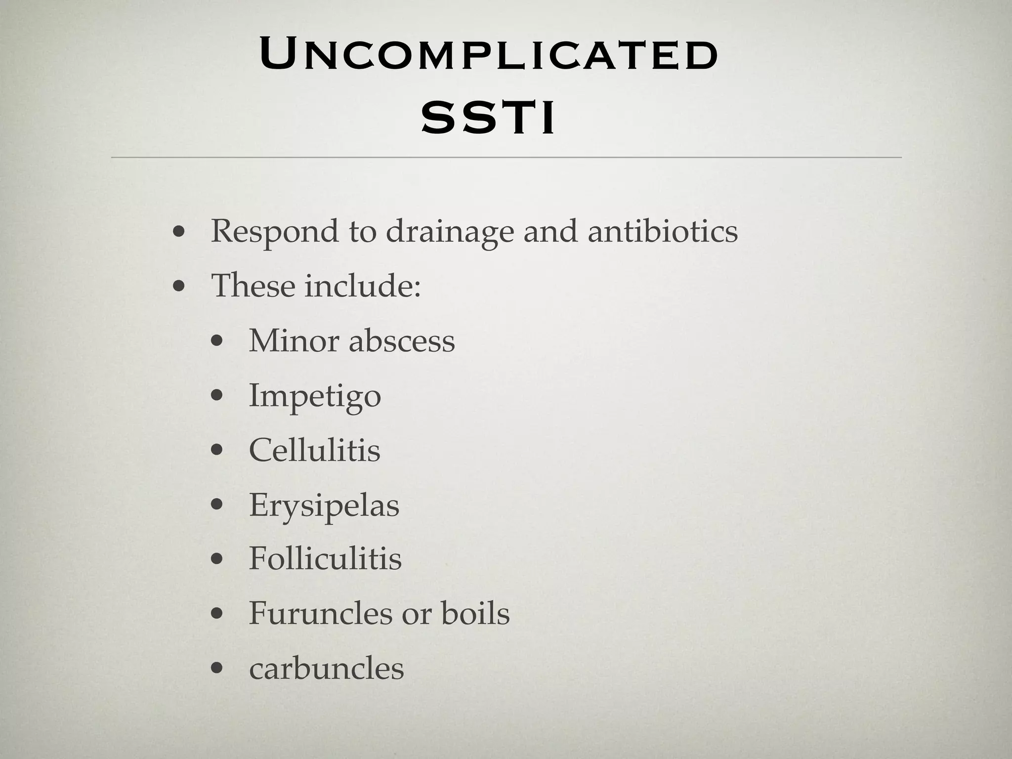 Skin and Soft Tissue Infections | PDF