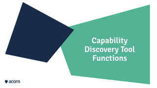 Discover Capabilities In Your Organisation | PDF