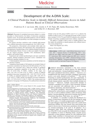 Development of the A-DIVA Scale (Medicine) (1) - Kopie | PDF