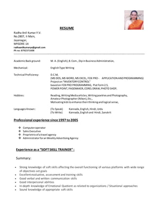 MY RESUME- AS TEA | PDF