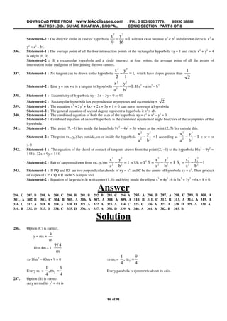 conic section part 8 of 8 | PDF | Physics | Science