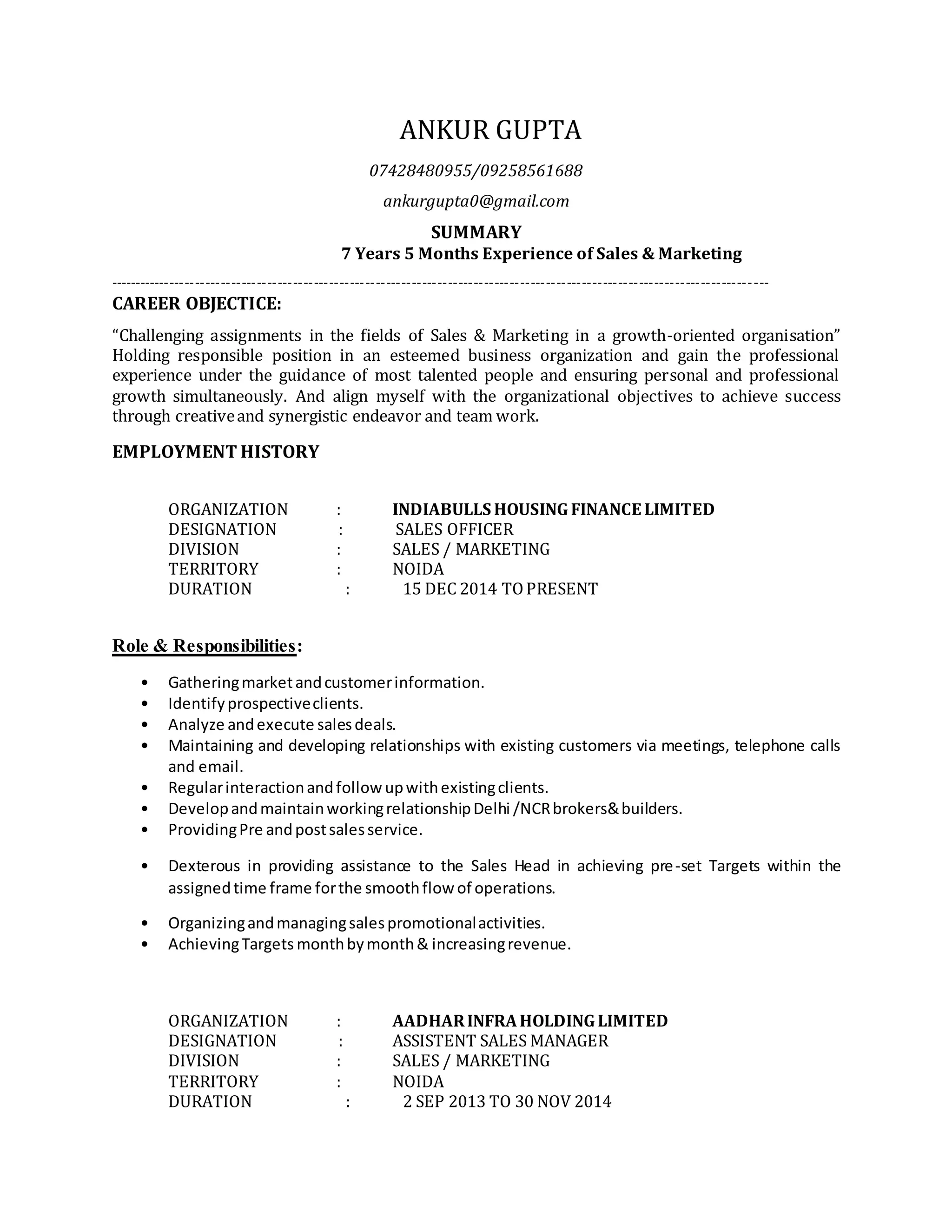 RESUME-ANKUR GUPTA (1) | DOCX