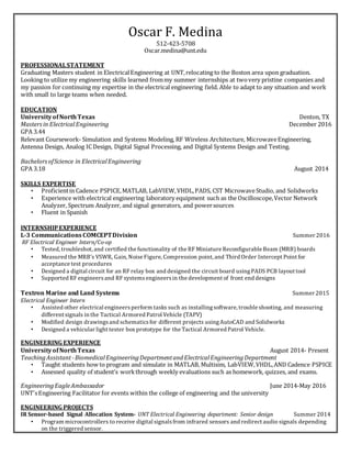 Oscars Resume | DOCX