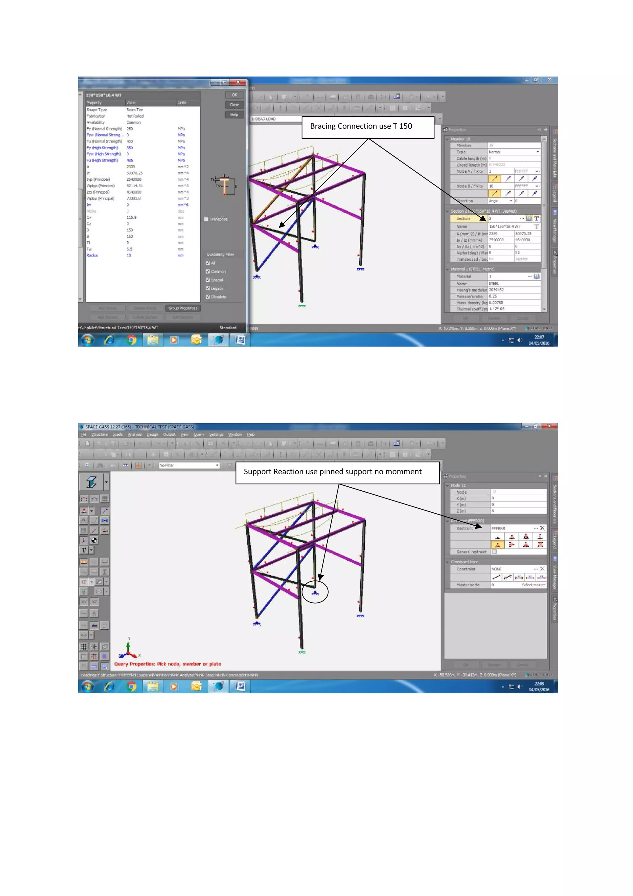 STEP BY STEP USING SPACE GASS DESIGN PLATFORM | PDF