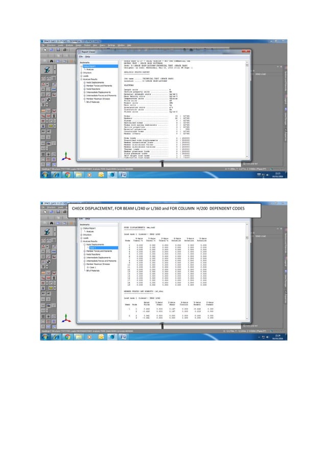 STEP BY STEP USING SPACE GASS DESIGN PLATFORM | PDF