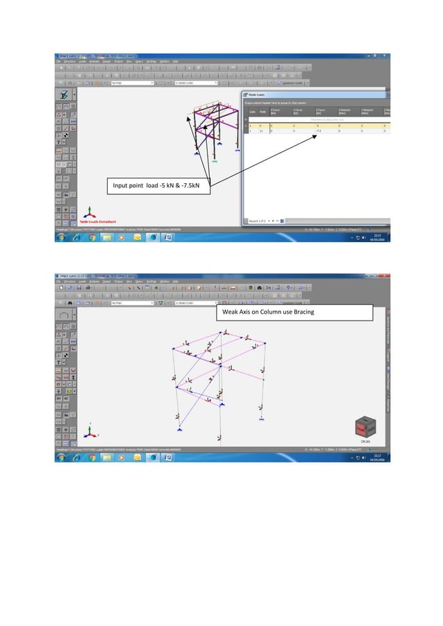 STEP BY STEP USING SPACE GASS DESIGN PLATFORM | PDF