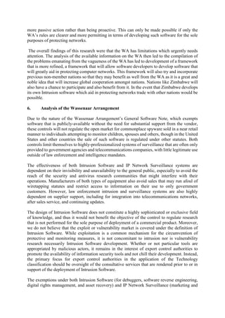 Wassenaar Agreement | PDF