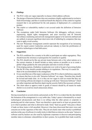 Wassenaar Agreement | PDF