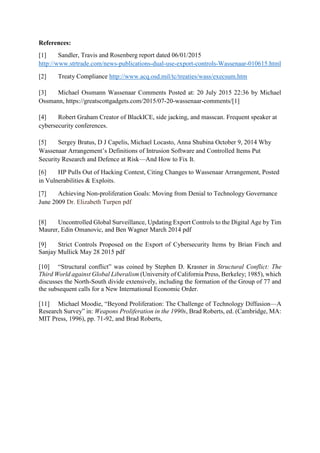 Wassenaar Agreement | PDF