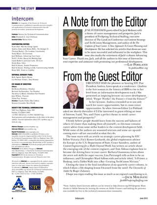Career Management_STC Intercom June 2015 | PDF
