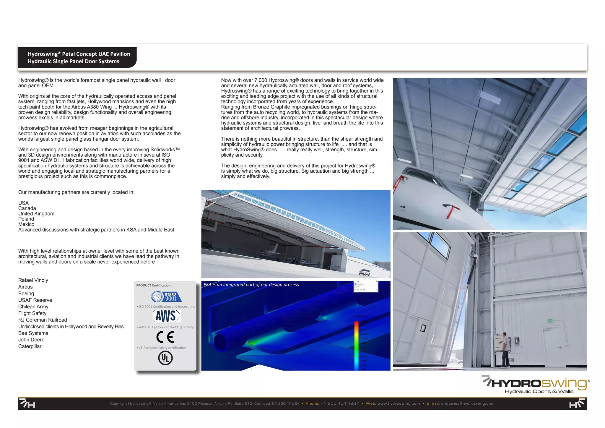UAE Hydroswing® Pavilion Concept v3 | PDF