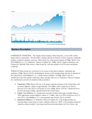 Altria Analysis- Cassie Pennington | DOCX