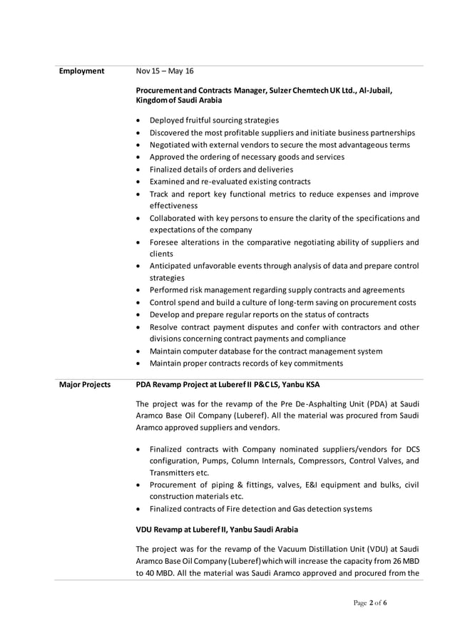 Mansoor CV_0616 | PDF