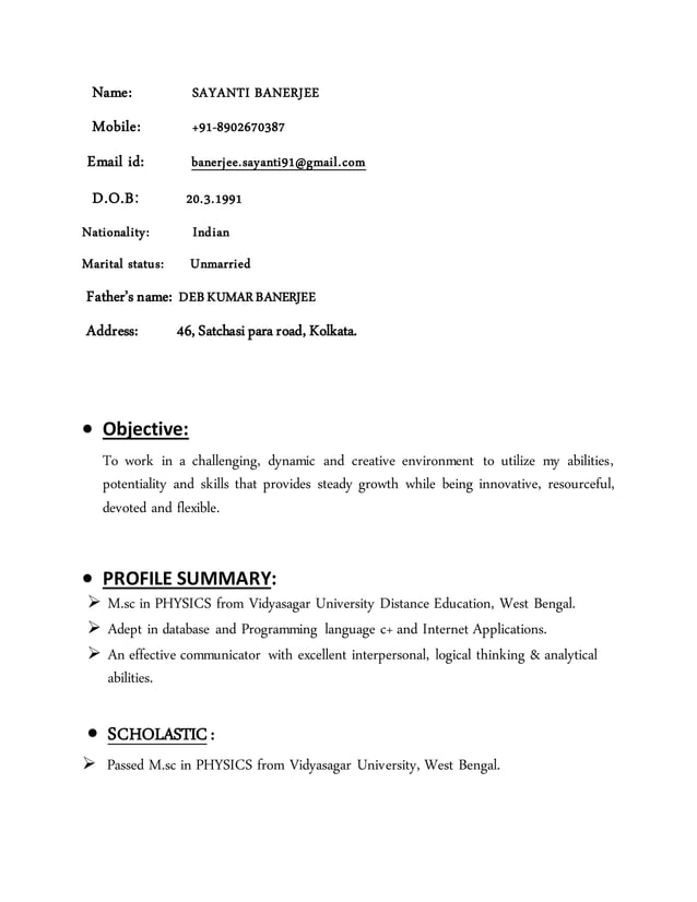 SAYANTI | DOCX | Education