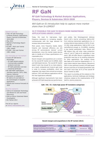 Yole_RF_GaN_Technology_and_Market_Analysis_May_2014_Report_web | PDF