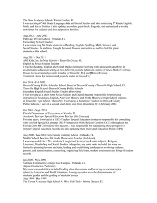 Arjune Marcel Samlall Detailed Resume 2016 | PDF