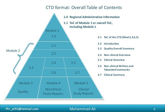 CTD Guidelines Overview