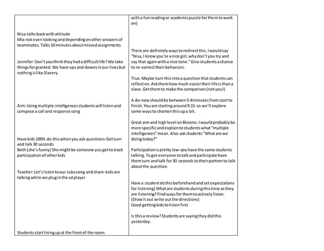 Observation sample 2 | DOCX