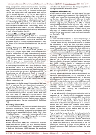 Effect of Financial Reporting Quality on Corporate Performance Evidence from Listed Banks in ...