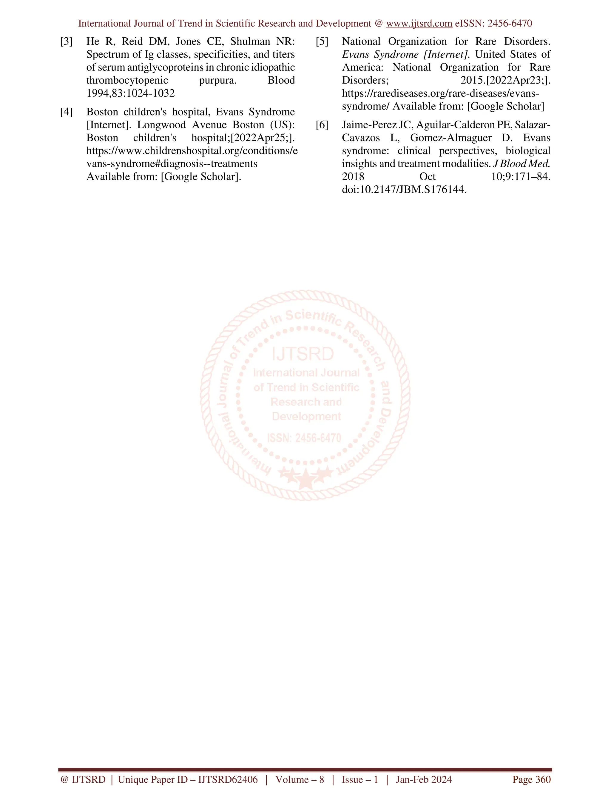 Evan Syndrome A Case Report by Parimala L | P Anjaneyulu | PDF