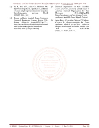 Evan Syndrome A Case Report By Parimala L P Anjaneyulu PDF Evan Syndrome A Case Report By Parimala L P Anjaneyulu PDF