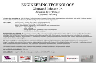 Electrical Portfolio & Statement - 2016 | PPT