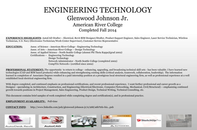 Electrical Portfolio & Statement - 2016 | PPT