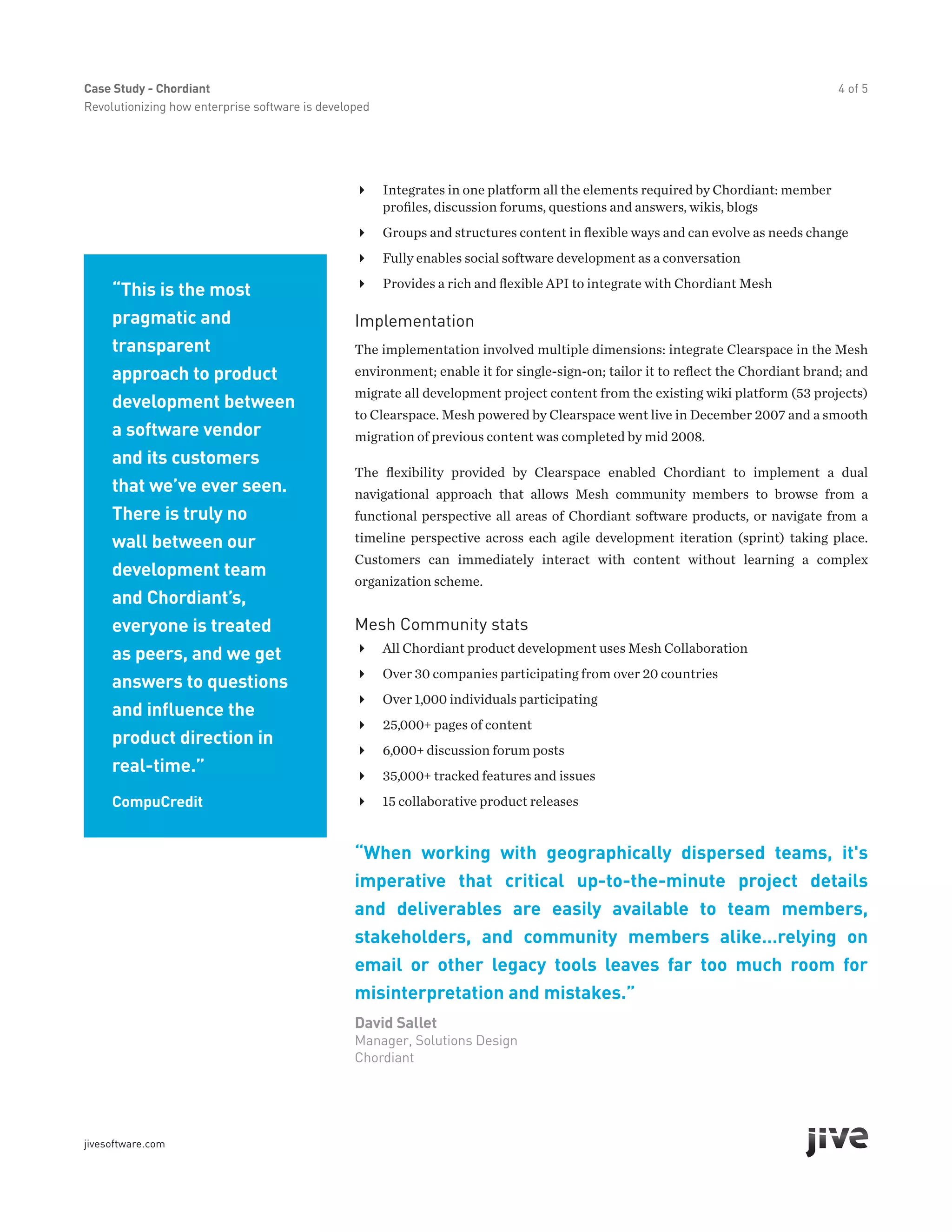 Case Study Chordiant | PDF