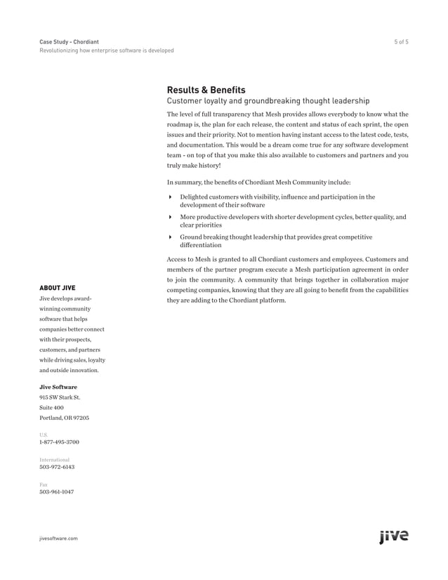 Case Study Chordiant | PDF