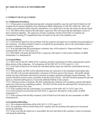 Expired 607 ASOG Standards & Evaluation Program | PDF