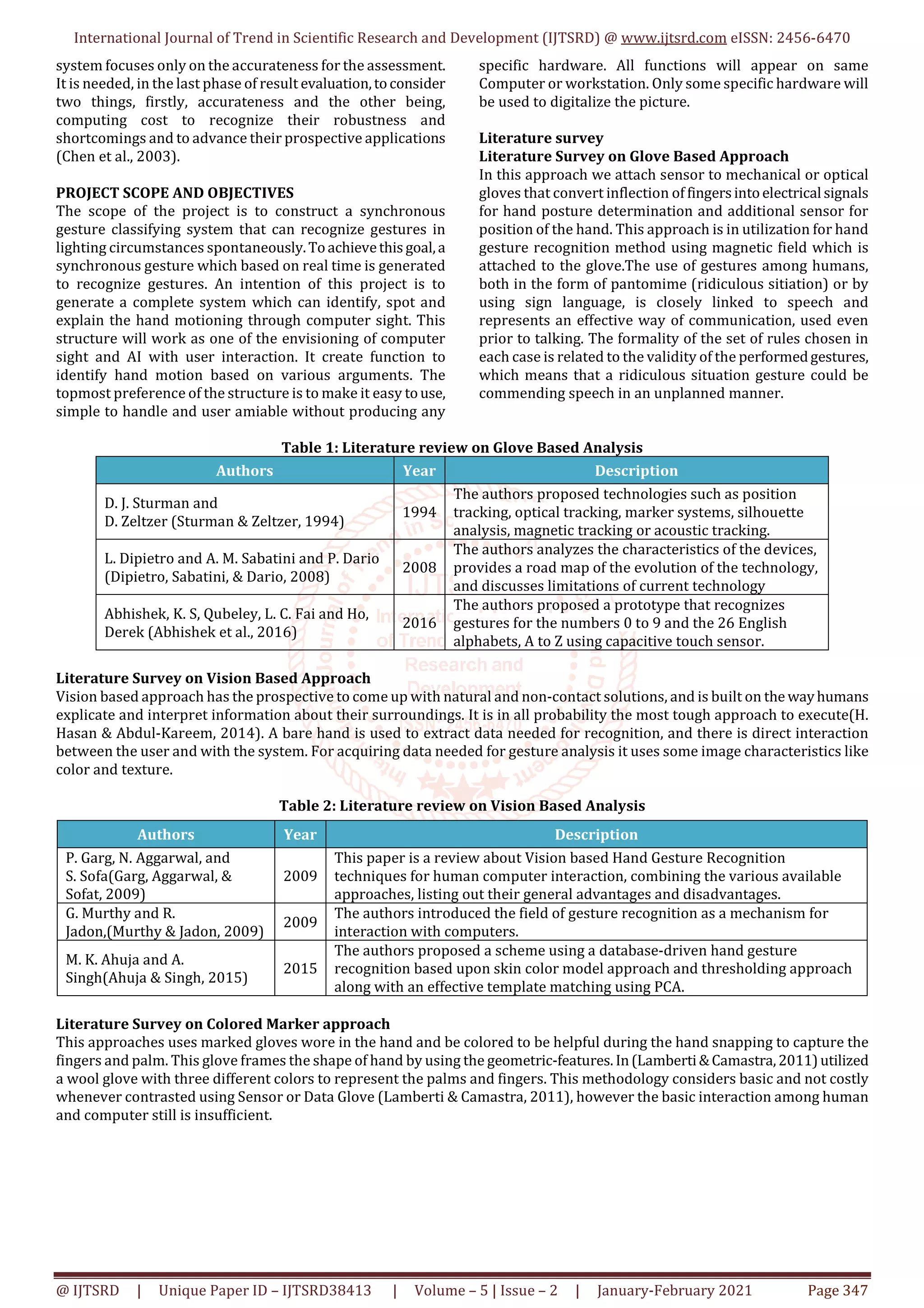 Hand Gesture Recognition Using Opencv And Python Pdf 