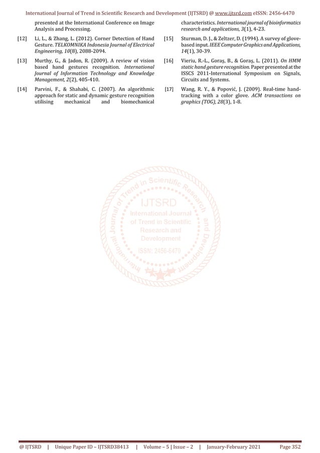 Hand Gesture Recognition Using Opencv And Python Pdf 1972