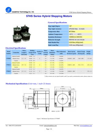 57 hs datasheet | PDF