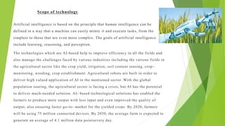AI in Agriculture ppt | PPTX