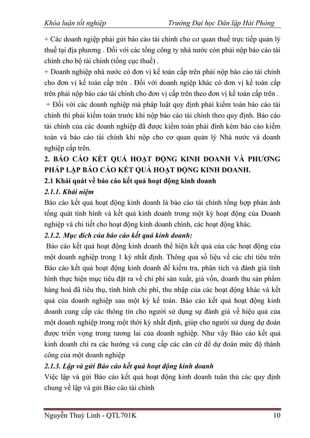 Đề tài: Báo cáo kết quả hoạt động kinh doanh tại công ty xây dựng | PDF