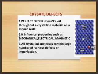 crystaldefects | PPTX
