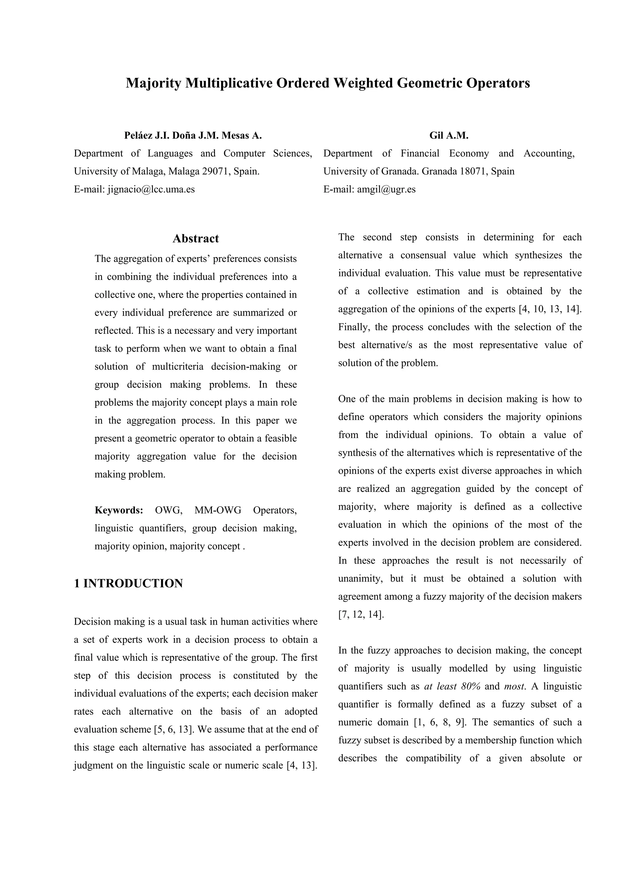 MM-OWG operator | PDF