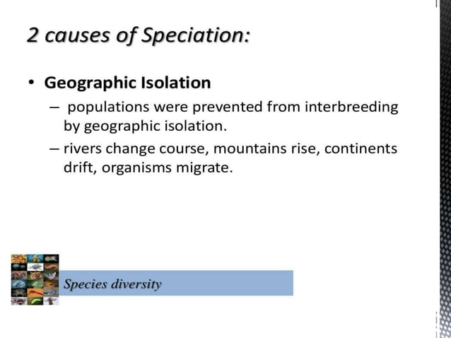 58.Biodiversity factors affecting species diversity , A Presentation By ...