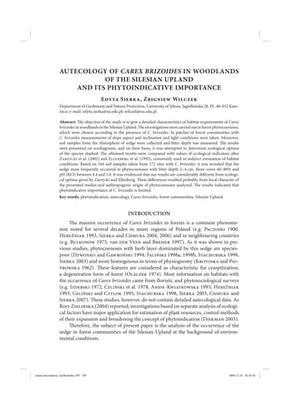 Autecology of Impatients parviflora DC. in natural forest communities | PDF