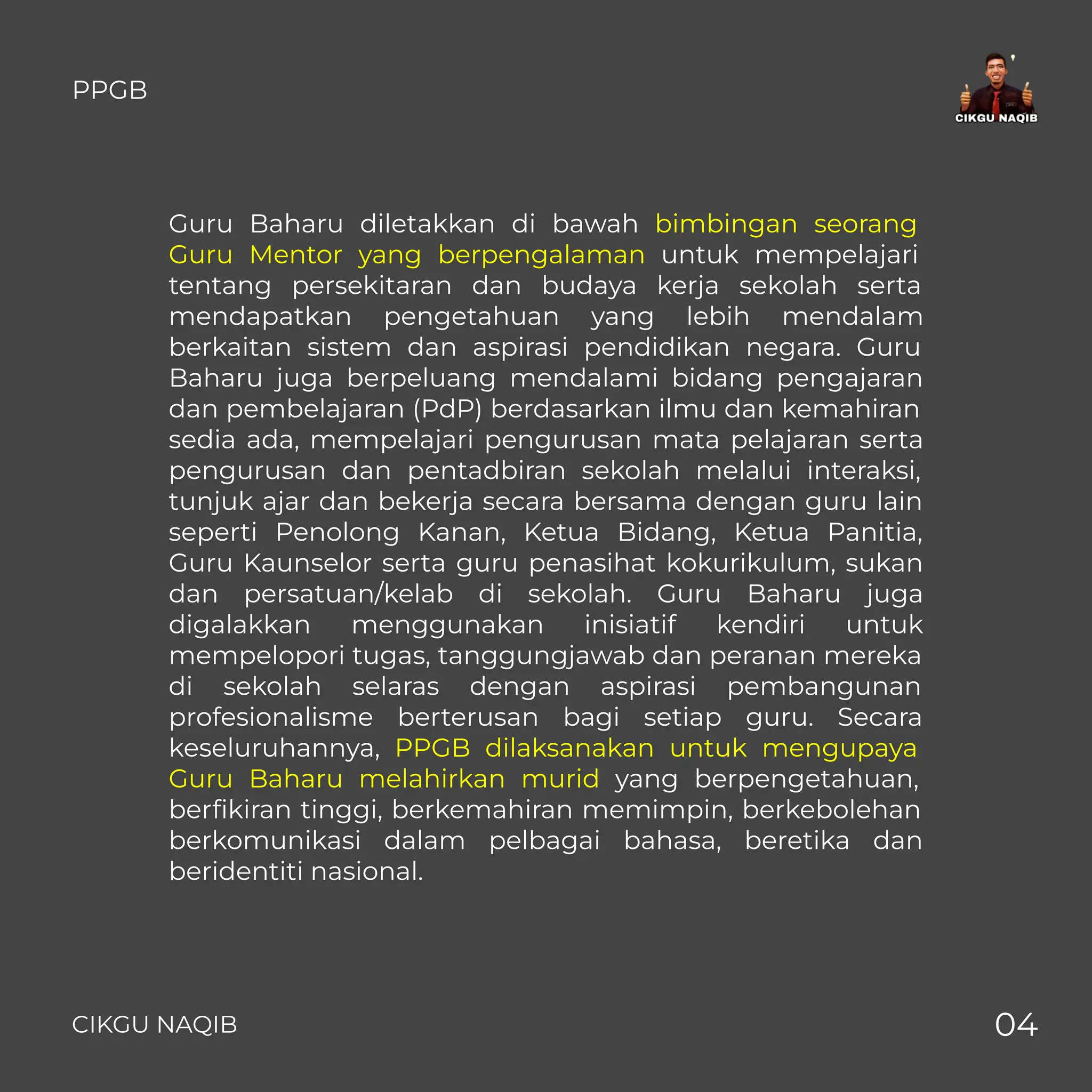 PPGB (Program Pembangunan Guru Baharu) | PDF