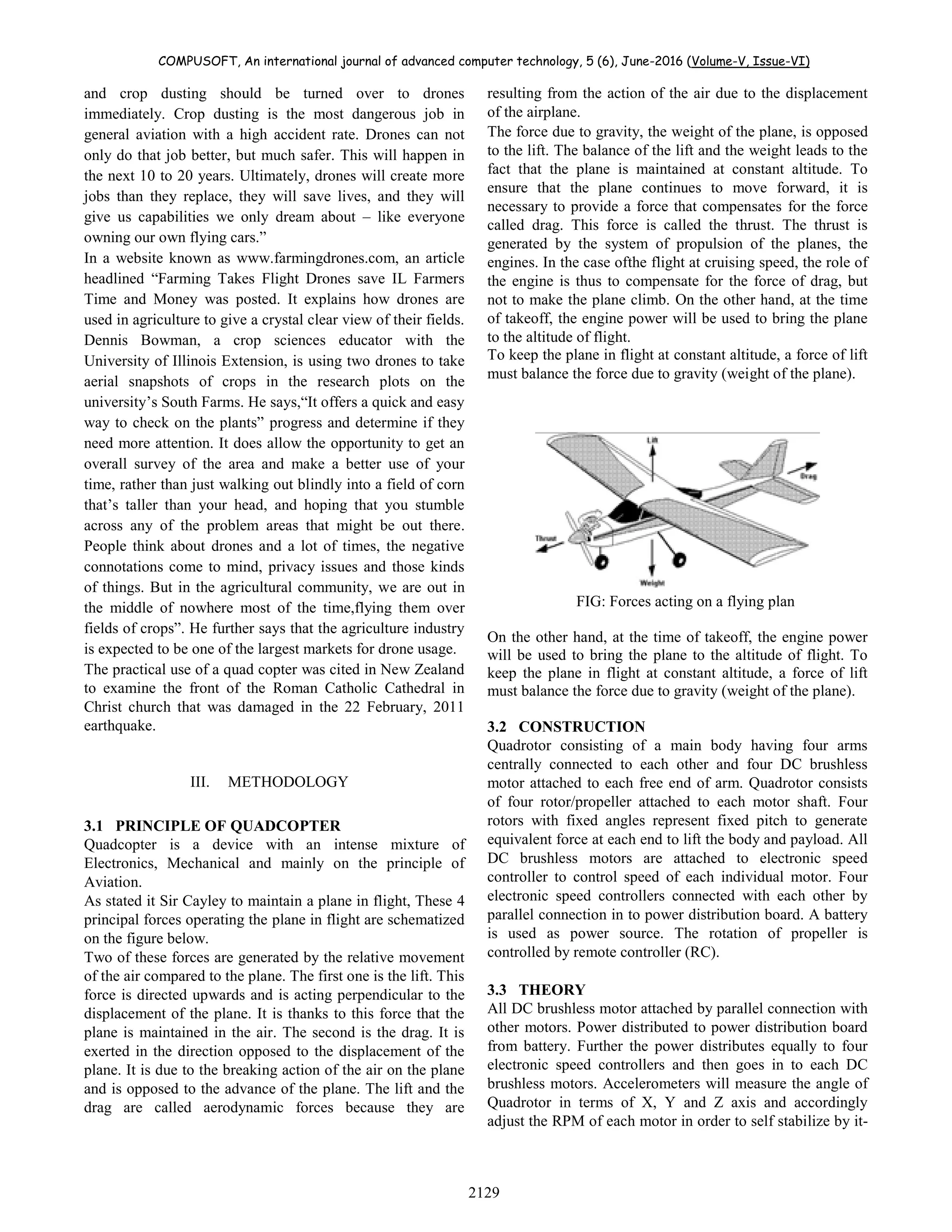Design,Fabrication & Analysis of a Quardcopter___Research Paper | PDF