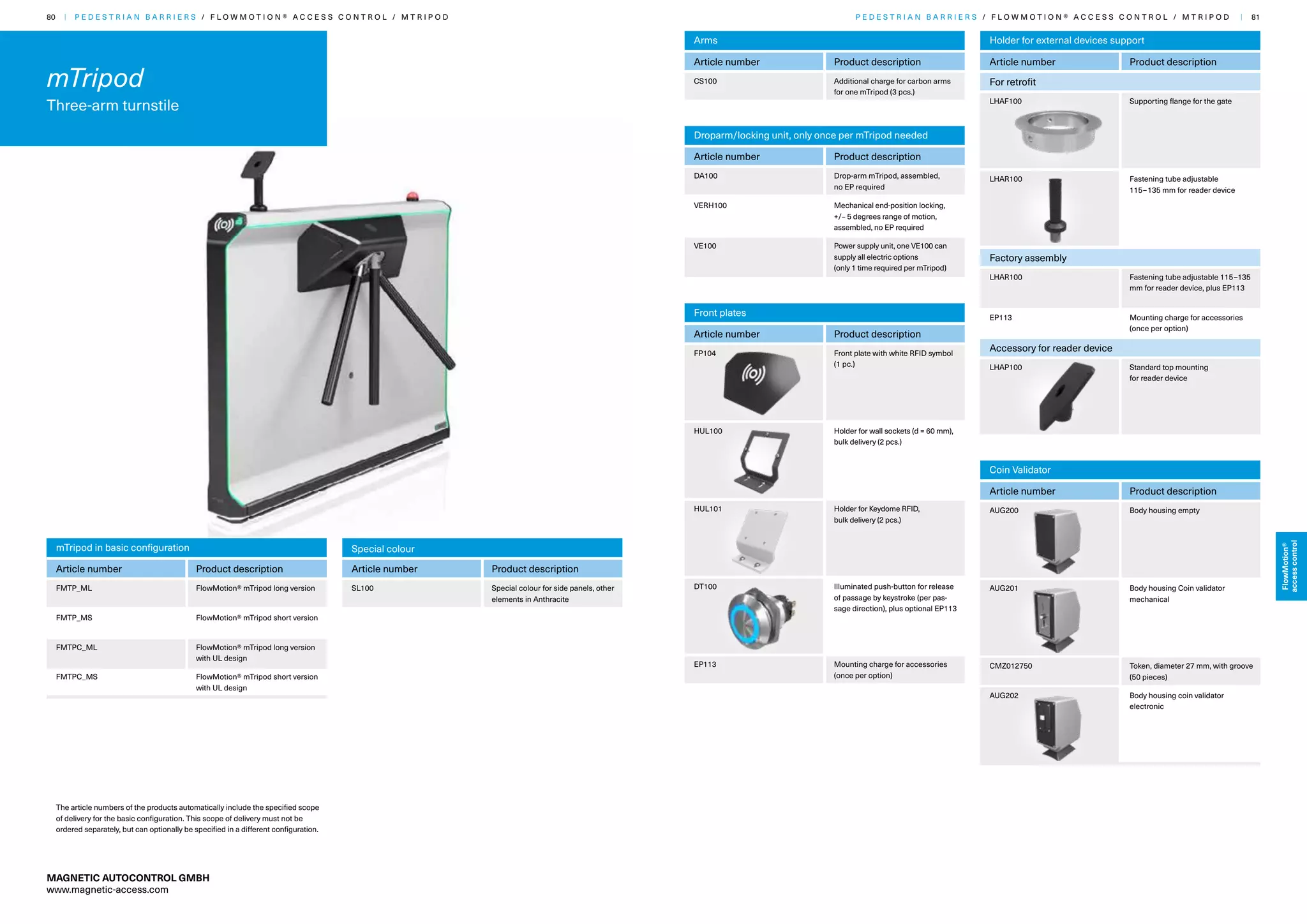Magnetic AutoControl vehicle gate barriers | PDF
