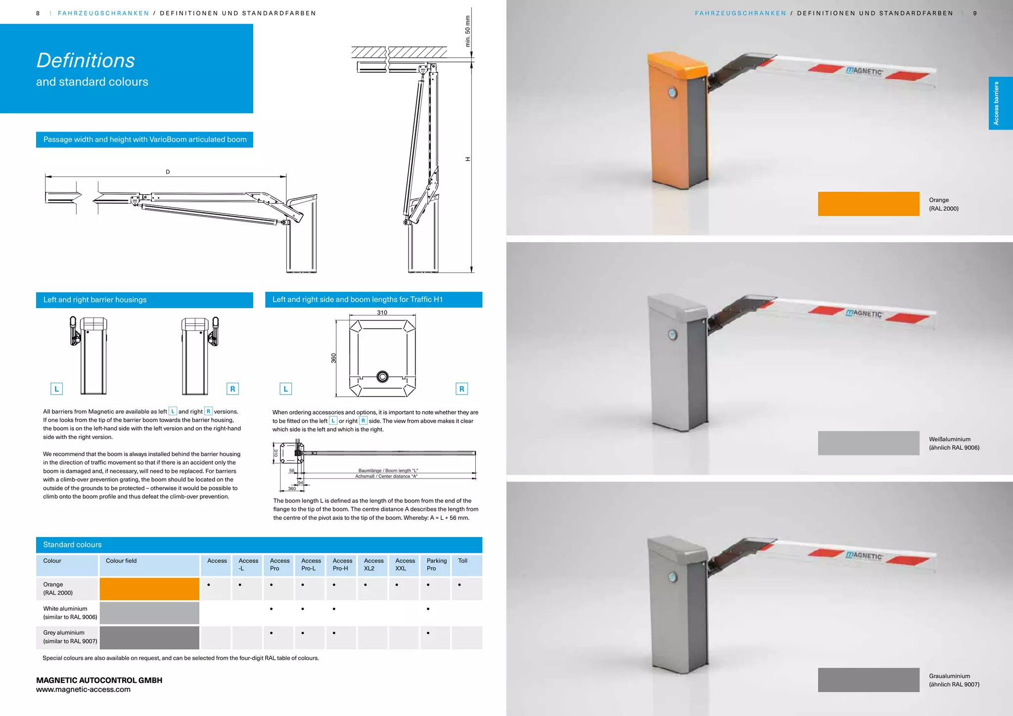 Magnetic AutoControl vehicle gate barriers | PDF