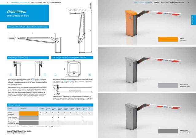 Magnetic AutoControl vehicle gate barriers | PDF | Track and Field | Sports