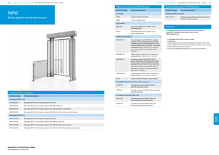 Magnetic AutoControl vehicle gate barriers | PDF