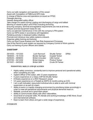 Ross Leask CV | RTF