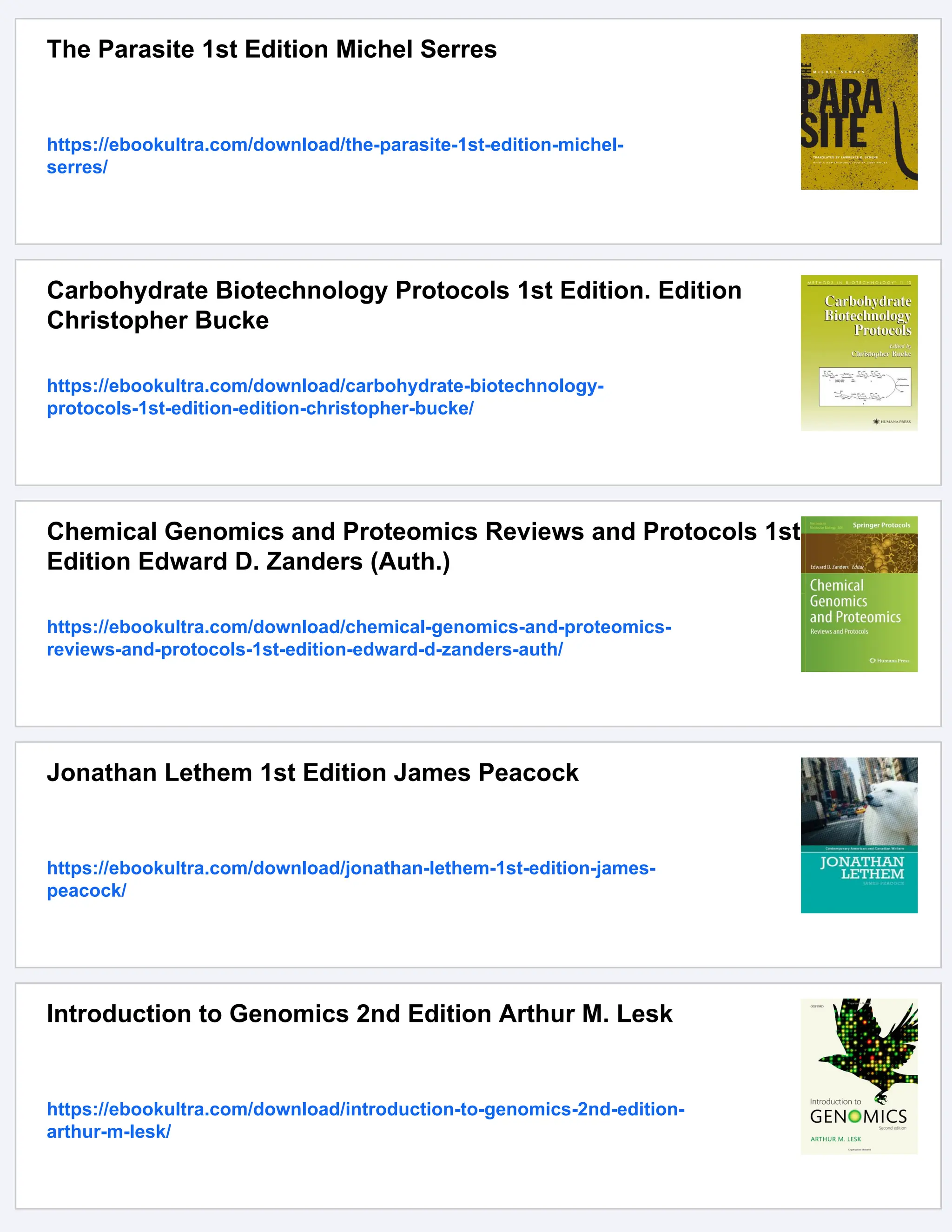 Parasite Genomics Protocols 2nd Edition Christopher Peacock (Eds.) | PDF