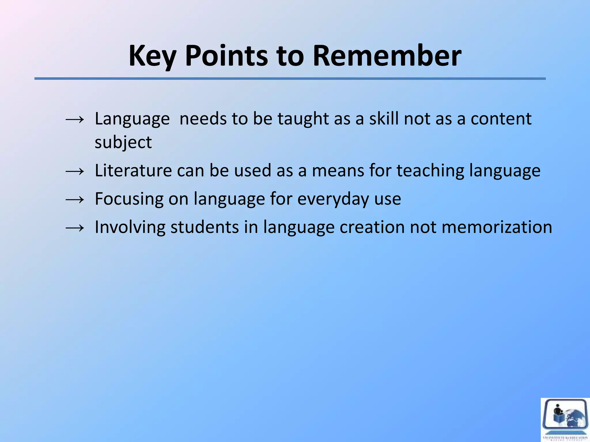 21st Century Language Needs | PPTX