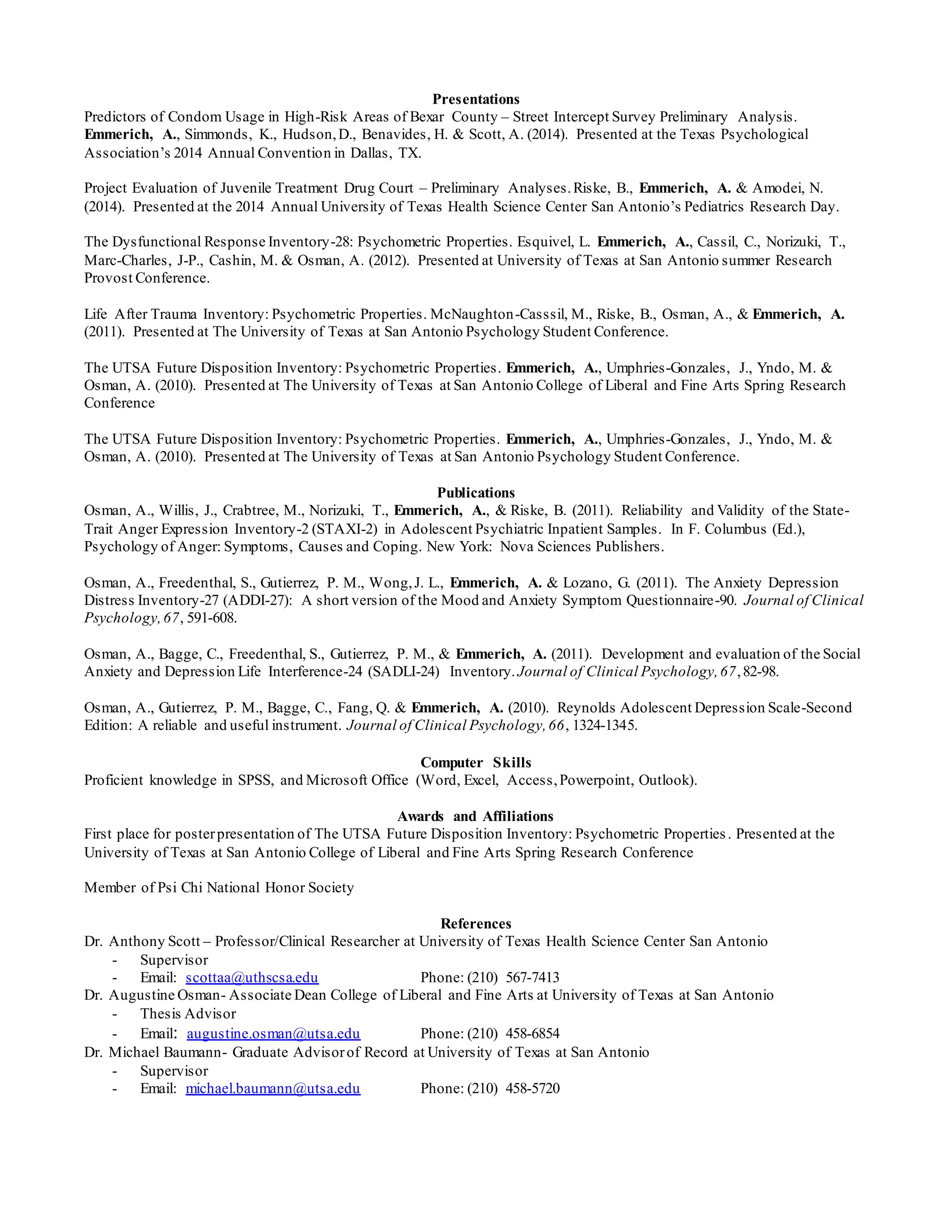 Ashley Emmerich 2015 Resume Academic Research | DOCX